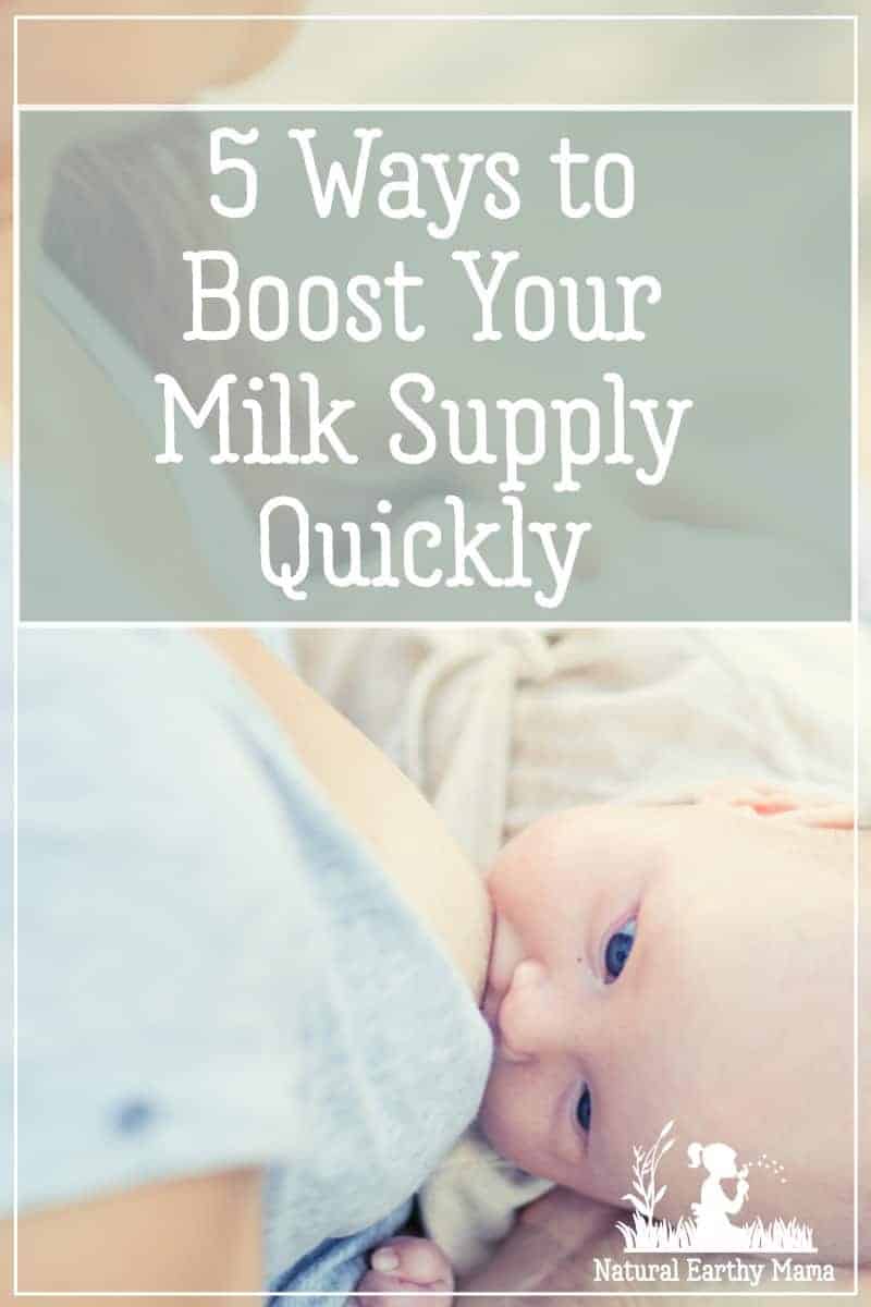 5 Natural Ways to Boost your Breast Milk Supply FAST